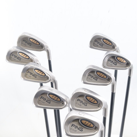Ping I3 O-Size Iron Set 4-W,U,S Black Dot Graphite 350 Series Stiff RH ...