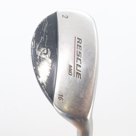 TaylorMade Rescue Mid 2 Hybrid 16 Degrees Graphite Stiff S Flex Right ...
