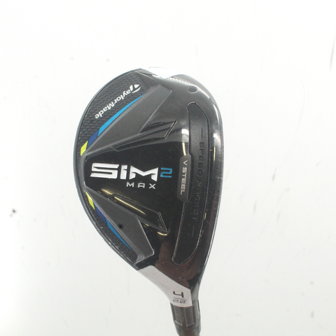 TaylorMade SIM 2 SIM2 Max Rescue 4 Hybrid 22 Deg Senior Flex Right-Hand ...