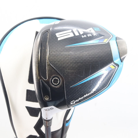 TaylorMade SIM2 SIM 2 Max Driver 10.5 Deg Graphite Regular LH Headcover ...