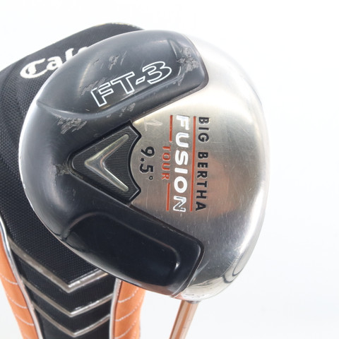 Callaway Big Bertha FT-3 Fusion Tour Driver 9.5 Deg Stiff RH Headcover ...