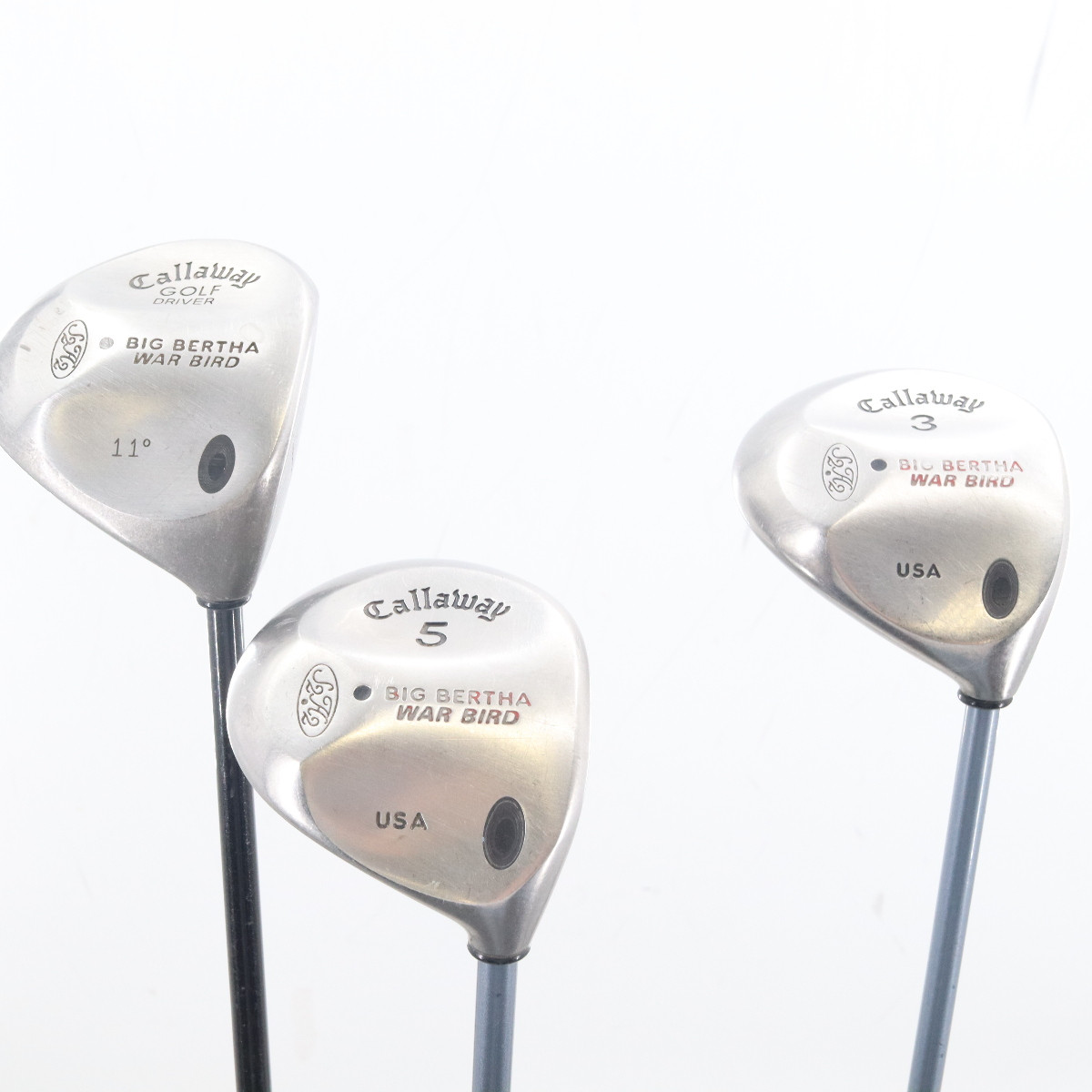 Callaway Big Bertha War Bird Fairway Wood Set 1,3,5 Graphite Firm Stiff P-110757 - Mr Topes Golf