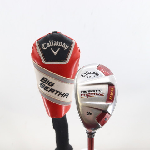 Callaway Big Bertha Diablo DRS 3 Hybrid 21 Degrees Graphite S Stiff RH ...