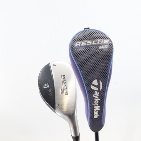 TaylorMade Rescue Mid 4 Hybrid 22 Deg Graphite Regular Flex Right-Hand F-112664 - Mr Topes Golf