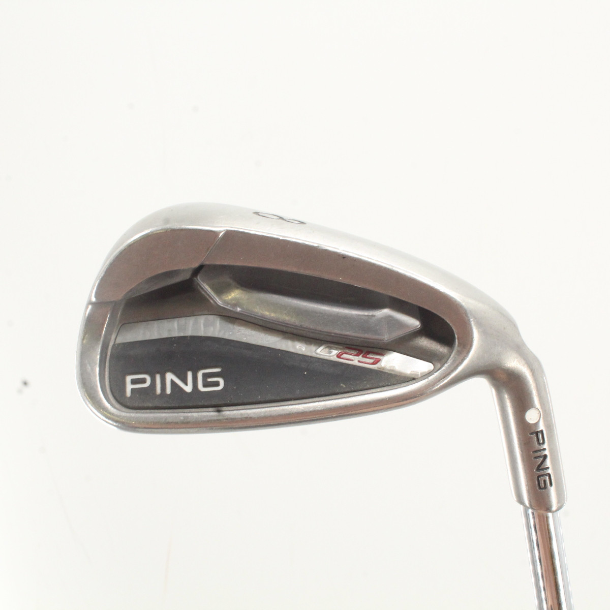 Ping G25 Individual 8 Iron White Dot Steel R Regular Flex Right-Hand M ...