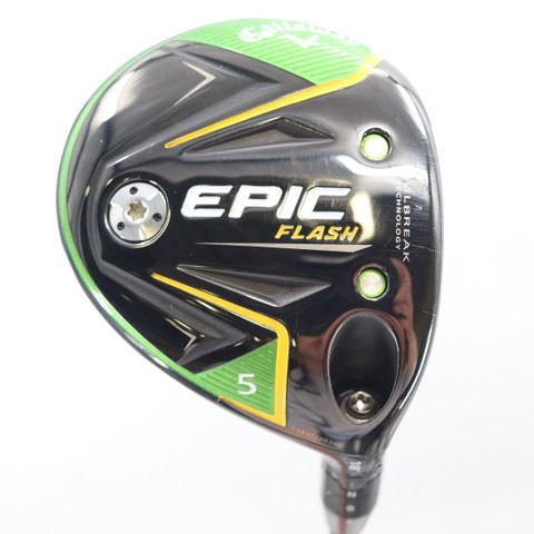 Callaway EPIC Flash 5 Wood 18 Deg Graphite Fujikura Shaft Stiff Flex RH ...