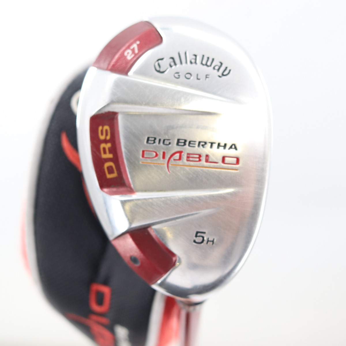 Callaway Big Bertha Diablo DRS 5 Hybrid 27 Deg Regular Flex Headcover P ...