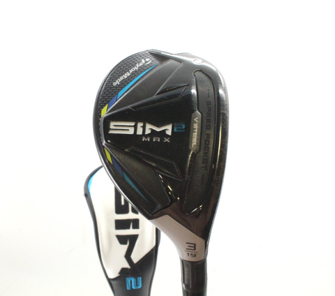 TaylorMade SIM2 SIM 2 Max Rescue 3 Hybrid 19 Deg Graphite Stiff Flex RH ...