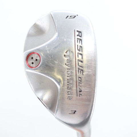 TaylorMade Rescue Dual 3 Hybrid 19 Degrees Graphite S Stiff Flex RH P ...