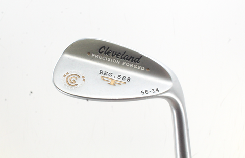 Cleveland Reg 588 Precision Forged Satin Wedge 56 Deg 56.14 Steel RH M ...
