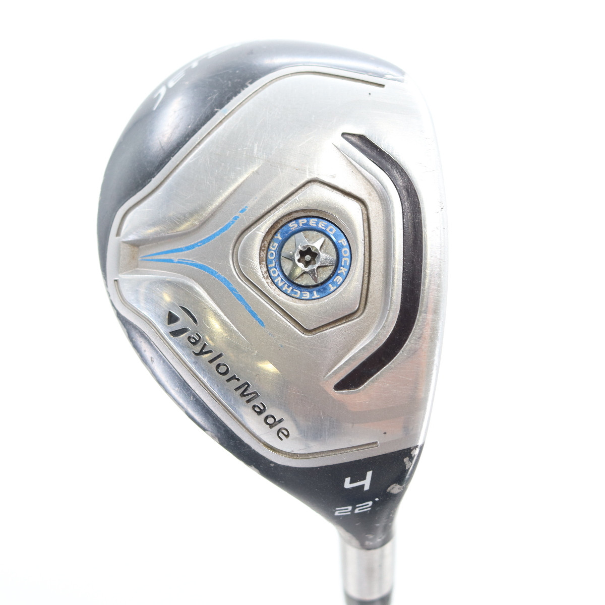TaylorMade JetSpeed Rescue 4 Hybrid 22 Degrees Graphite Stiff Flex RH P-114615 - Mr Topes Golf