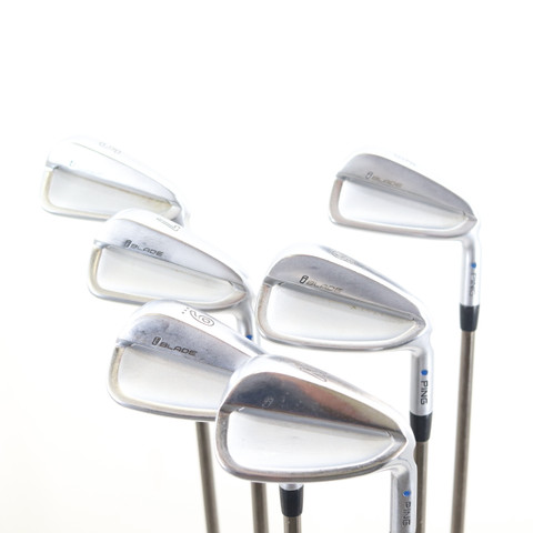 Ping iBlade Iron Set 5-W Blue Dot Graphite Recoil Regular Flex RH J ...