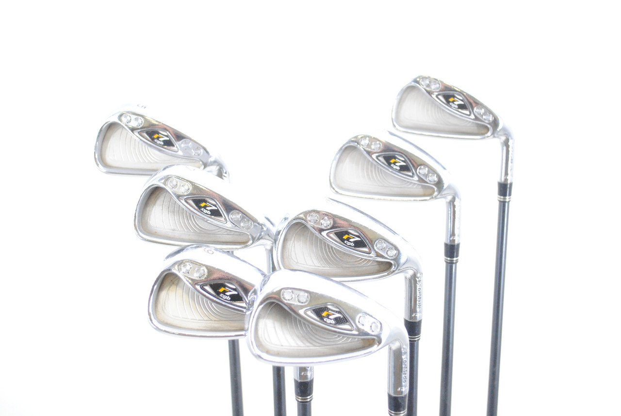 TaylorMade R7 CGB Max Iron Set 4-P Graphite Stiff Flex Right-Handed J-115799 - Mr Topes Golf