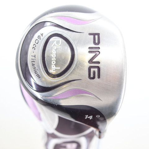 PING Rhapsody 460cc Titanium Driver 14 Deg Graphite Ladies RH Headcover ...