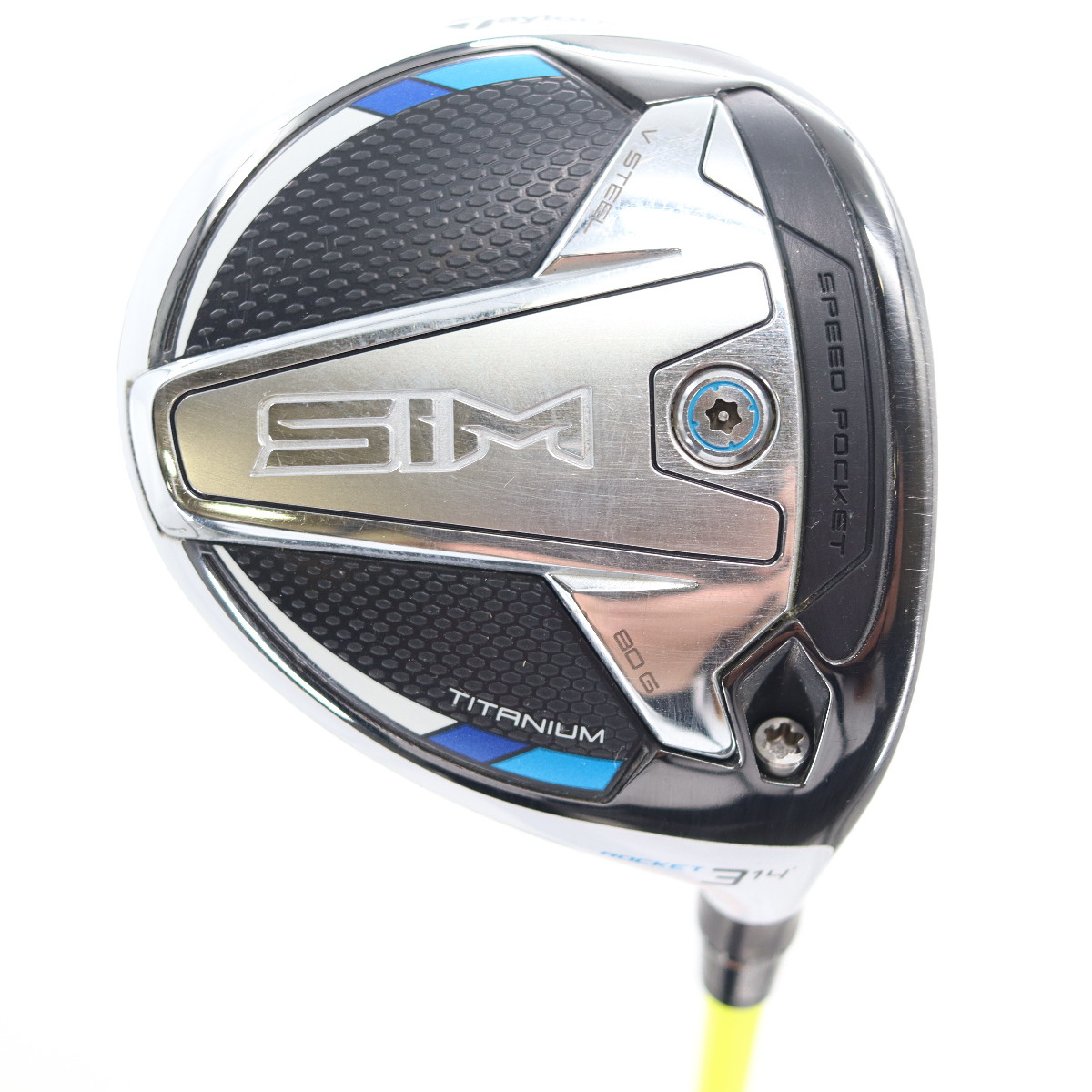TaylorMade SIM TI Titanium Rocket 3 Wood 14 Deg Graphite X-Stiff RH P ...