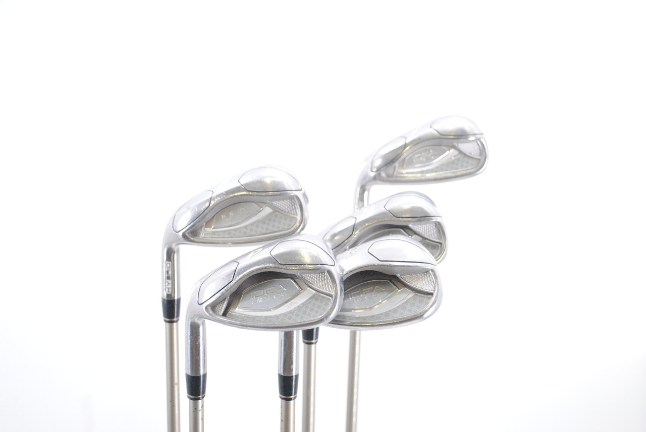 Adams Idea A12OS Iron Set 7-P,S Graphite Ultra-Lite Ladies Left-Hand J ...