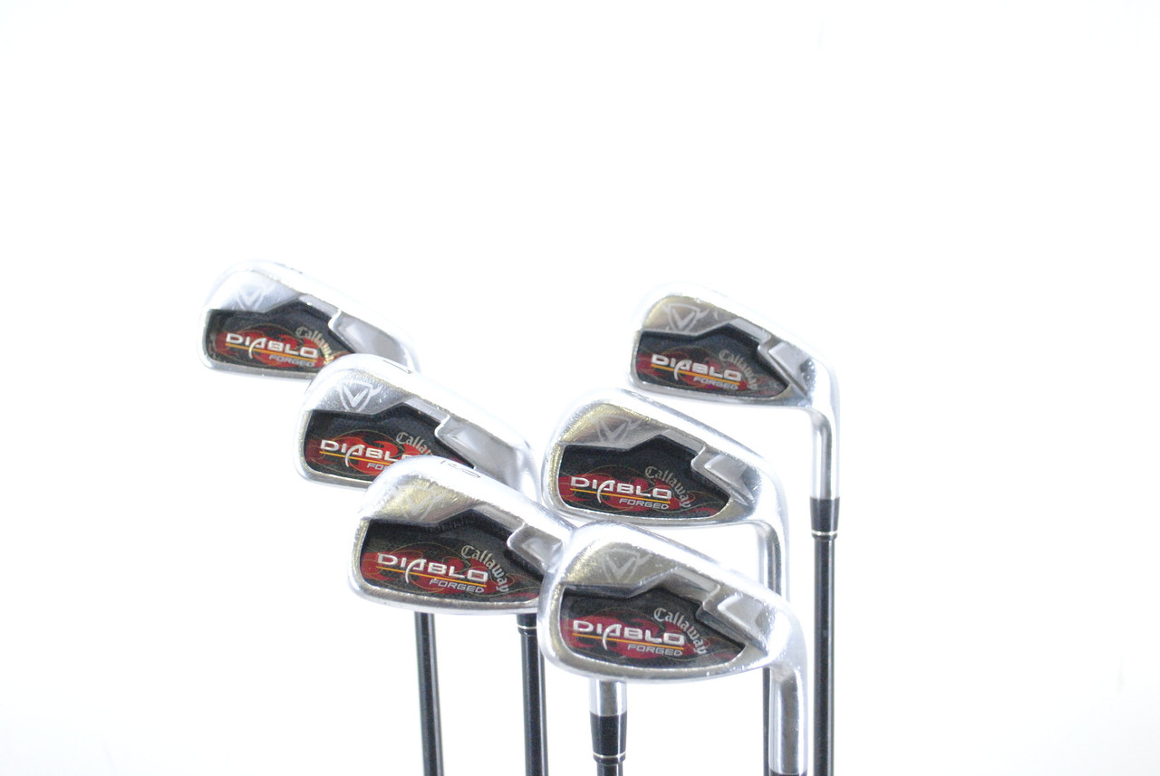 Callaway Diablo Forged 5-P Iron Set Graphite 75 Regular Flex Right-Hand ...