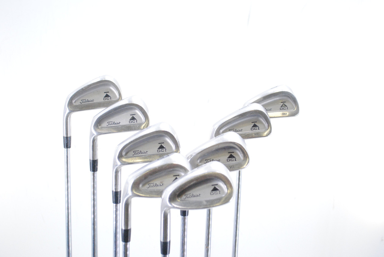 Titleist DCI 962 Iron Set 3-P Steel Rifle 6.5 X-Stiff Flex Left-Handed ...