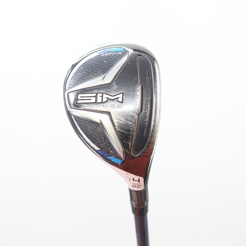 TaylorMade SIM Max Rescue 4 Hybrid 22 Degrees R Regular Flex Right-Hand ...