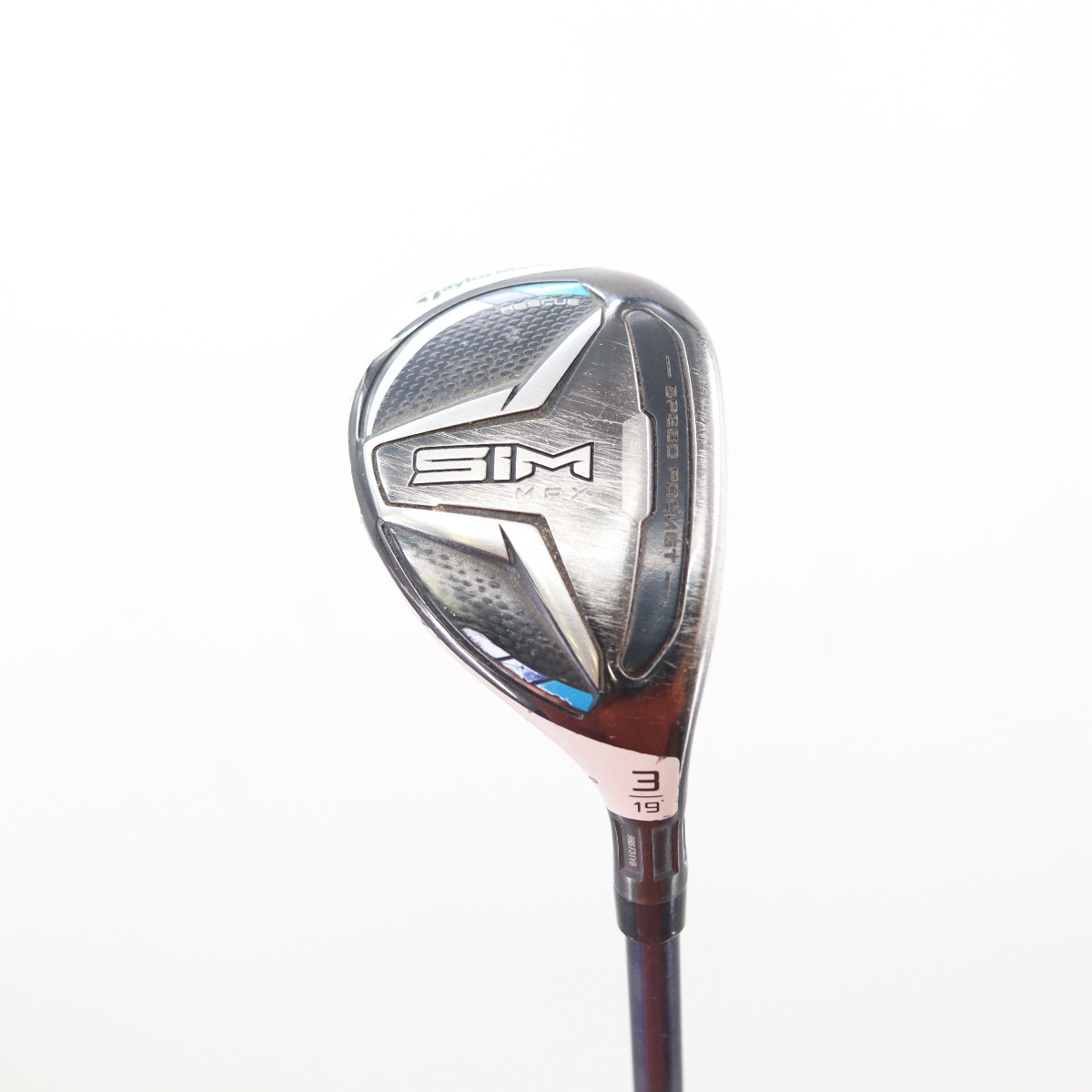 TaylorMade SIM Max Rescue 3 Hybrid 19 Degrees Graphite Regular Flex RH ...