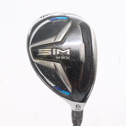 TaylorMade SIM Max Rescue 6 Hybrid 28 Deg Graphite A Senior Flex RH P ...