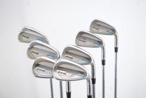 Ping i Series E1 Iron Set 5-W,U Blue Dot Ping CFS Steel Reguar Flex J ...
