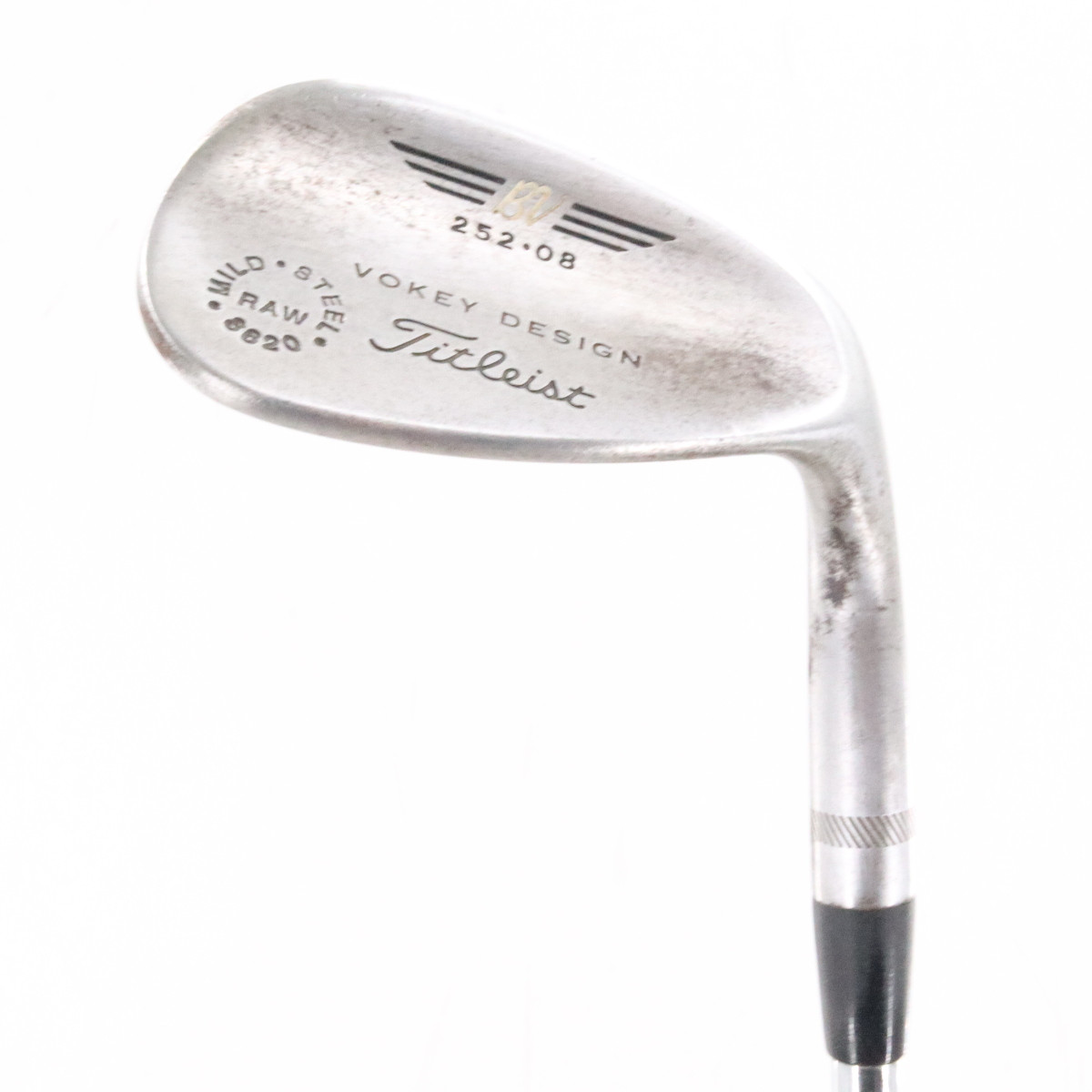 Titleist Vokey Design Mild Steel Raw Gap Wedge 52 Deg 52.08 Steel Stiff ...