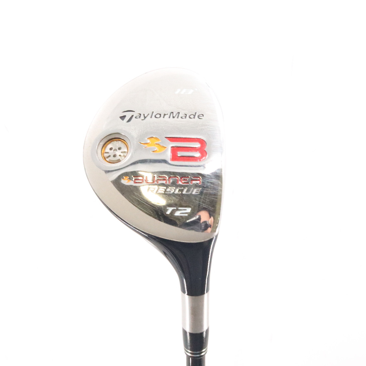 TaylorMade Burner Rescue T2 Hybrid 18 Deg REAX Stiff Flex Right-Hand C ...