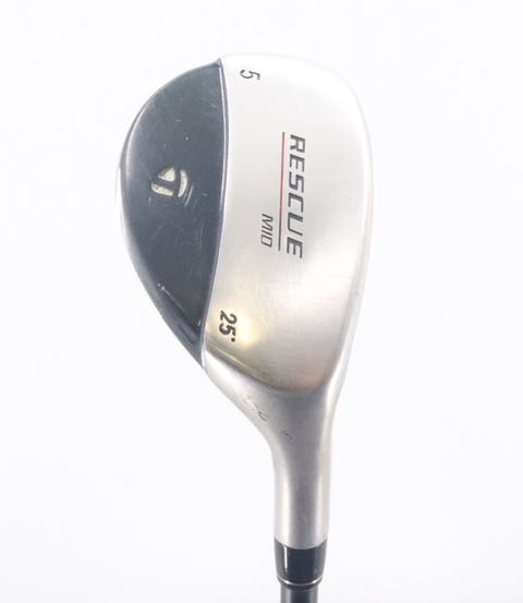 TaylorMade Rescue Mid 5 Hybrid 25 Deg Graphite Regular Flex Right-Hand ...
