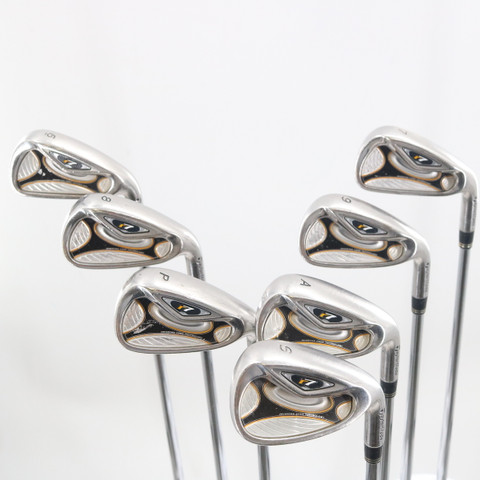 TaylorMade R7 Iron Set 6-P,A,S Steel Rifle 5.0 Shaft Regular RH G ...