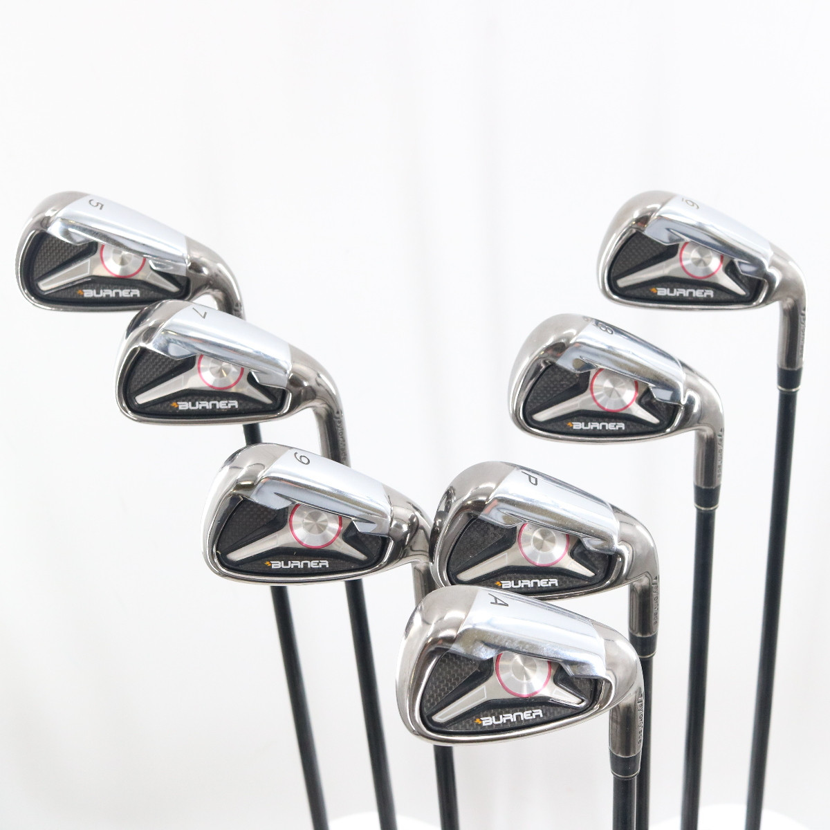 TaylorMade Burner 1.0 Iron Set 5-P,A Graphite REAX 65 Regular Flex RH G ...