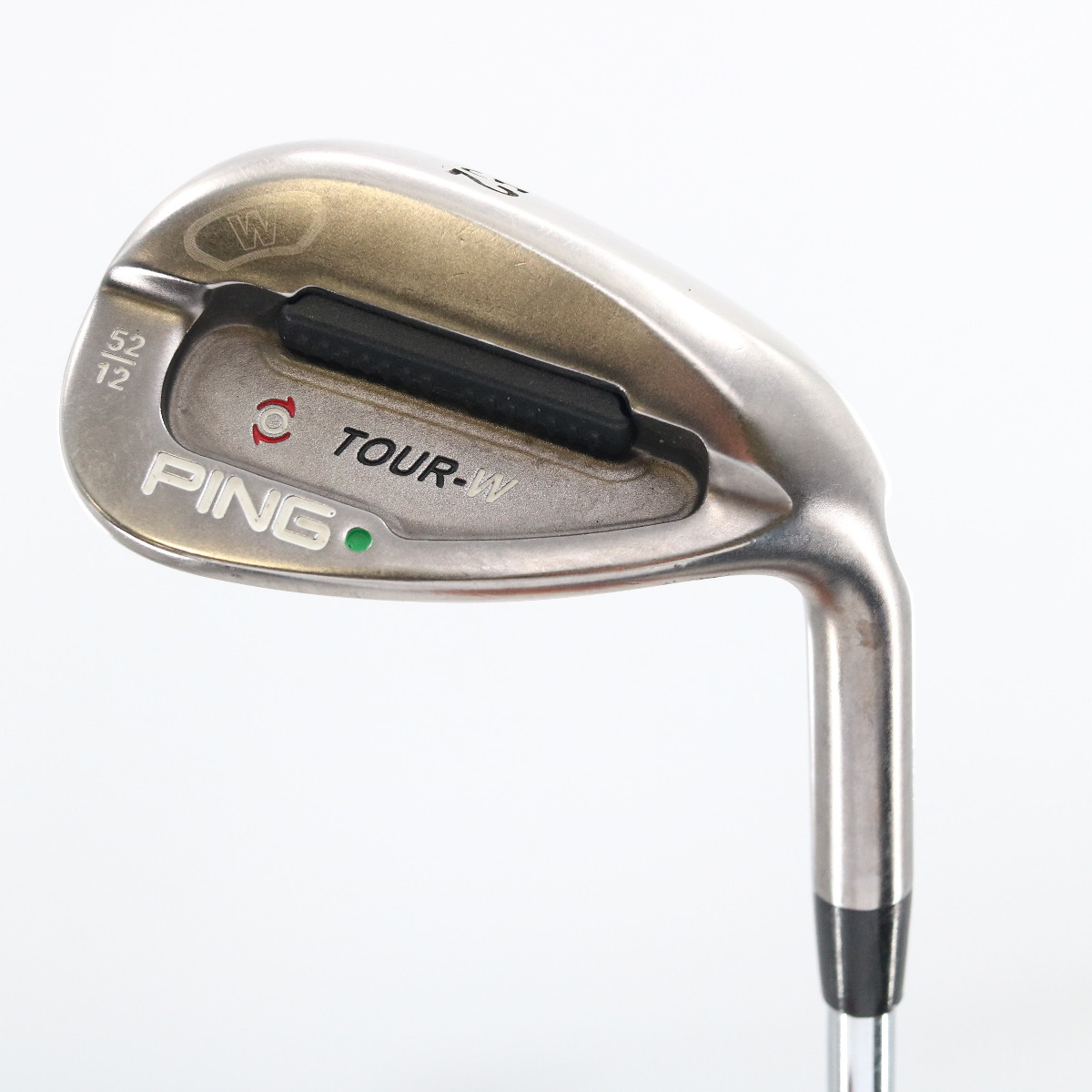 PING Tour-W Brushed Silver Gap Wedge 52 Deg 52.12 Green Dot S Stiff RH ...