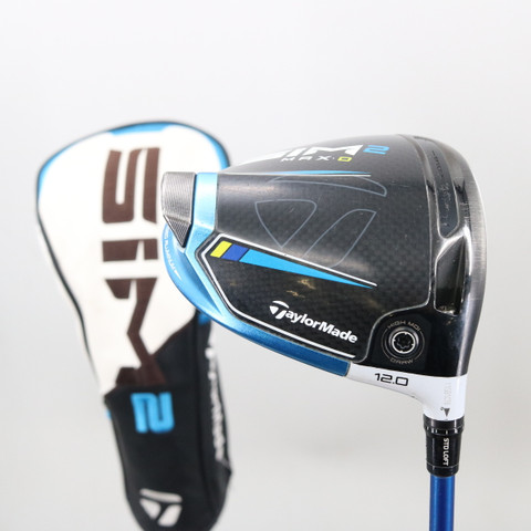 TaylorMade SIM2 Max D Driver 12.0 Deg Graphite Senior A RH HeadCover S ...