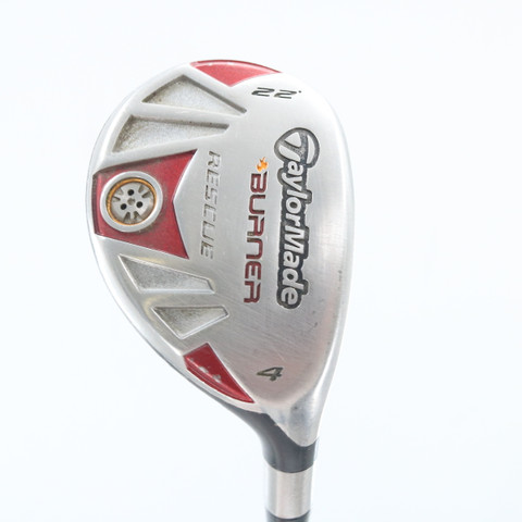 TaylorMade Burner Rescue 4 Hybrid 22 Degrees Graphite Stiff Flex RH P-128772 - Mr Topes Golf