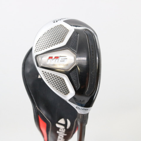 TaylorMade M6 Rescue 6 Hybrid 28 Degrees Graphite A Senior RH HeadCover ...
