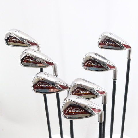 Callaway Diablo Edge Iron Set 5-P,A Graphite Shaft Senior Flex RH G ...