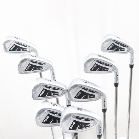 Ping i20 Iron Set 3-W Black Dot Steel CFS Regular Flex Right-Hand G ...