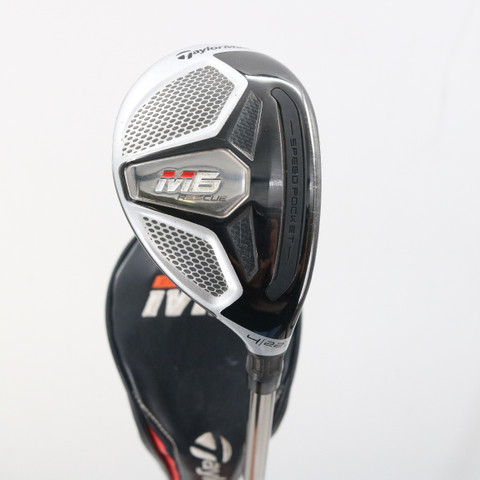 TaylorMade M6 Rescue 4 Hybrid 22 Deg Graphite Senior Flex RH Headcover ...