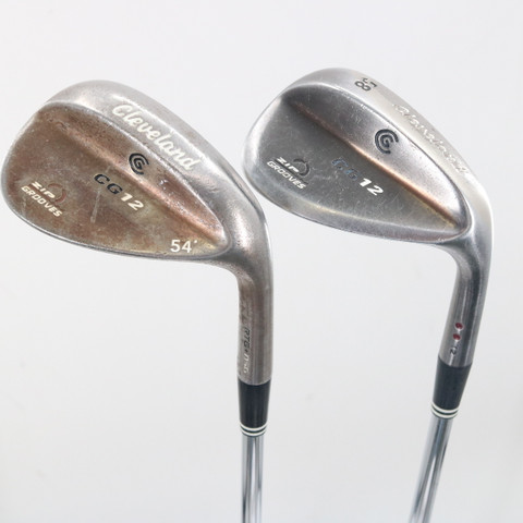 Cleveland CG12 CG 12 Wedge Set 54 and 58 (12) Steel Shaft Wedge Flex RH ...