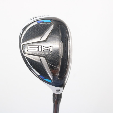 TaylorMade SIM Max Rescue 5 Hybrid 25 Deg Graphite Regular Flex RH P-139689 - Mr Topes Golf