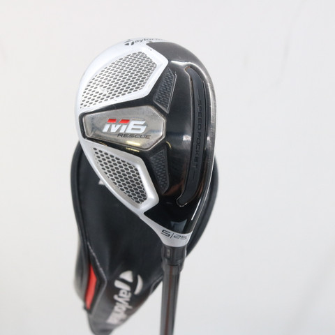TaylorMade M6 Rescue 5 Hybrid 25 Deg Graphite Regular Flex RH Headcover ...