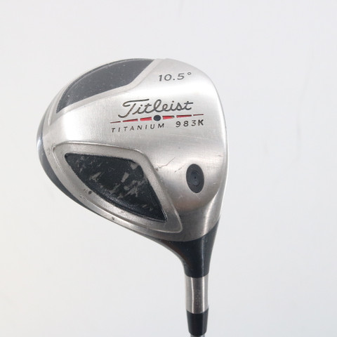 Titleist 983K Titanium Driver 10.5 Graphite Stiff Flex RH DENT On Head ...