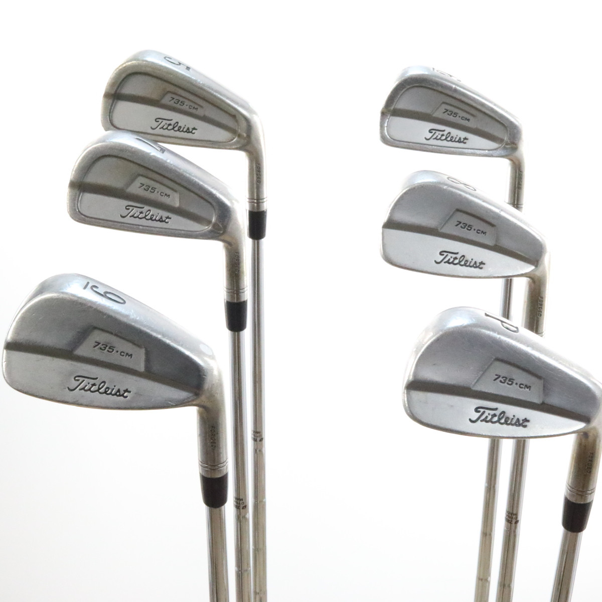 Titleist 735.CM Forged Iron Set 5-P Steel Dynamic Gold X100 X-Stiff ...