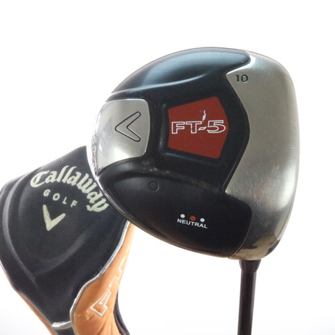 Callaway FT-5 Neutral Driver 10 deg Fujikura E 150 Regular Flex Headcover 30064A - Mr Topes Golf