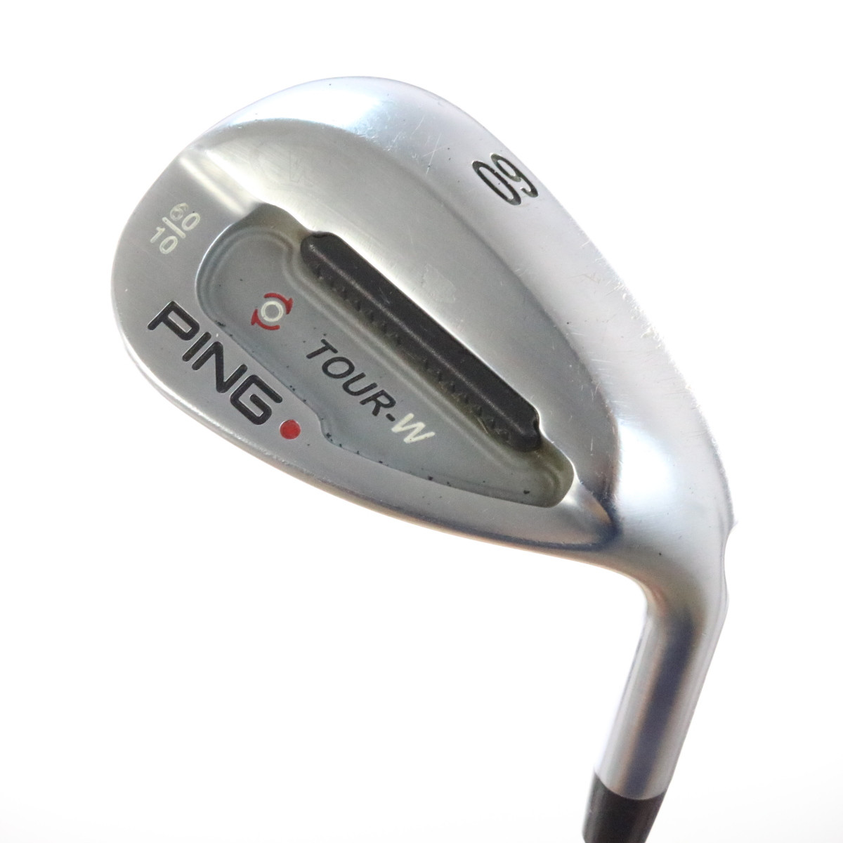 PING Tour-W Brushed Silver Wedge 60 deg Red Dot AWT Steel Stiff 30753G ...