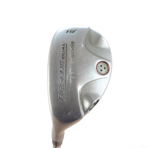 TaylorMade Rescue Dual 3 Hybrid 19 Degrees Steel Regular Flex Left ...