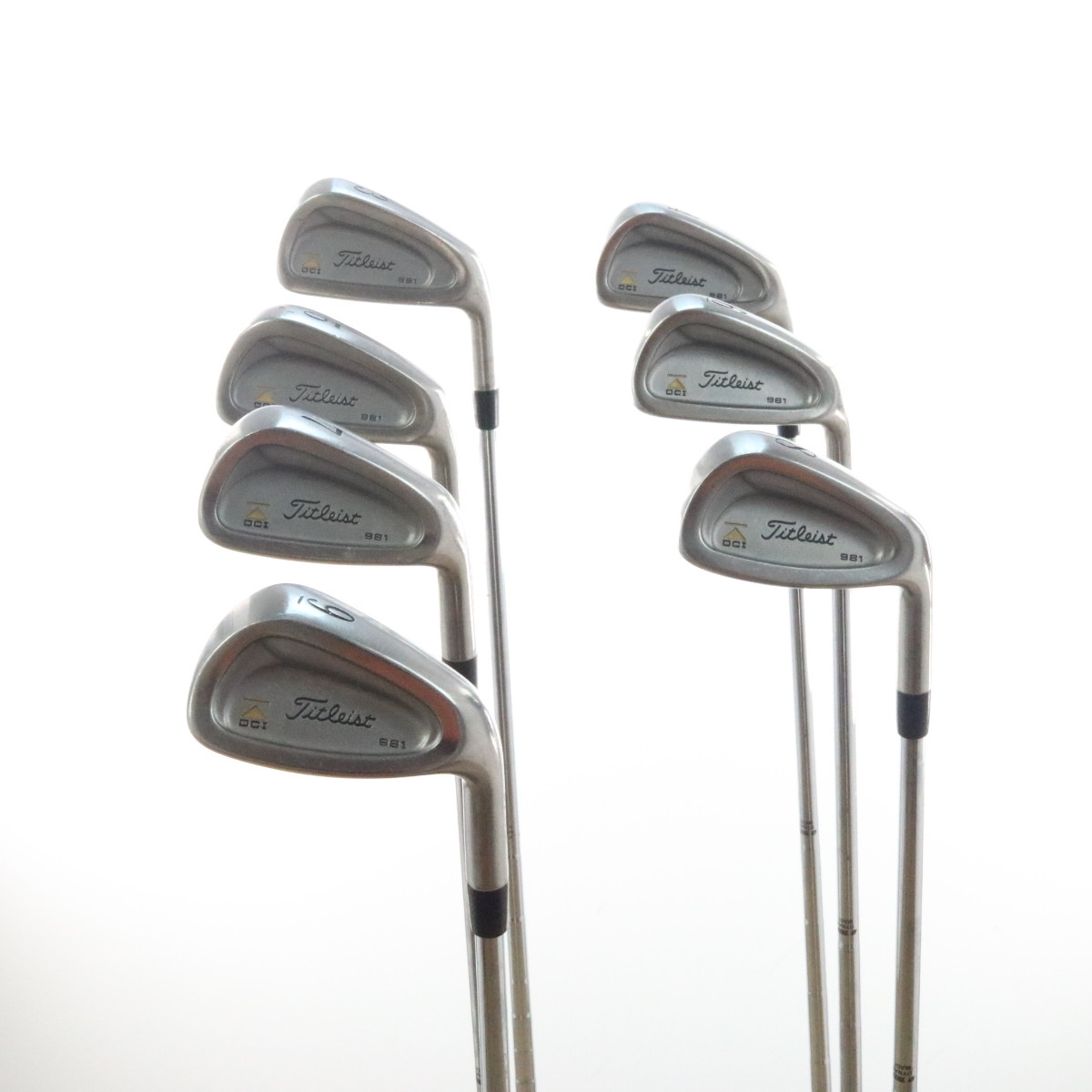 Titleist DCI 981 Iron Set Steel Shaft Dynamic Gold S300 Flex 36066G ...