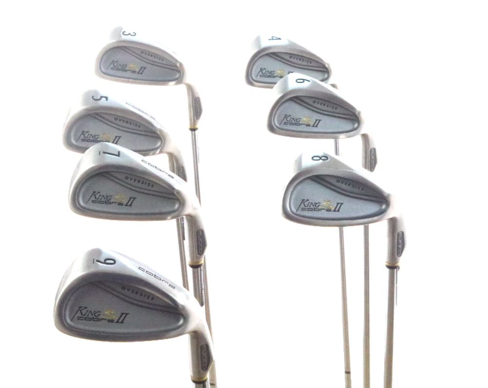 King Cobra Oversize II Iron Set Apollo Steel Steel Regular Flex 36092G ...