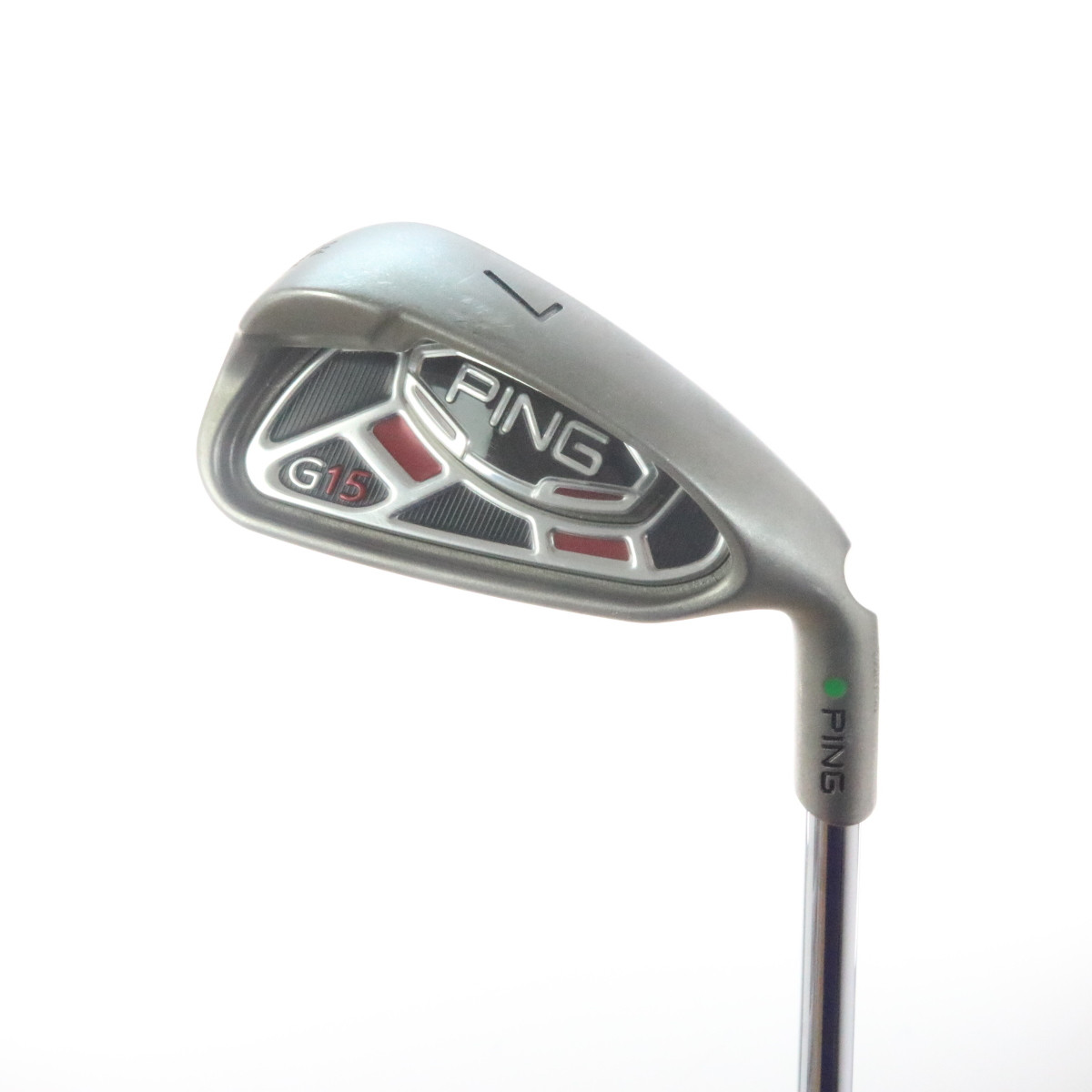 Ping G15 Individual 7 Iron Green Dot AWT Steel Shaft Stiff Flex 36905G ...