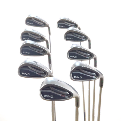 Ping G25 4-W,U,L Iron Set Green Dot Steel Shaft CFS Regular Flex 37443A ...